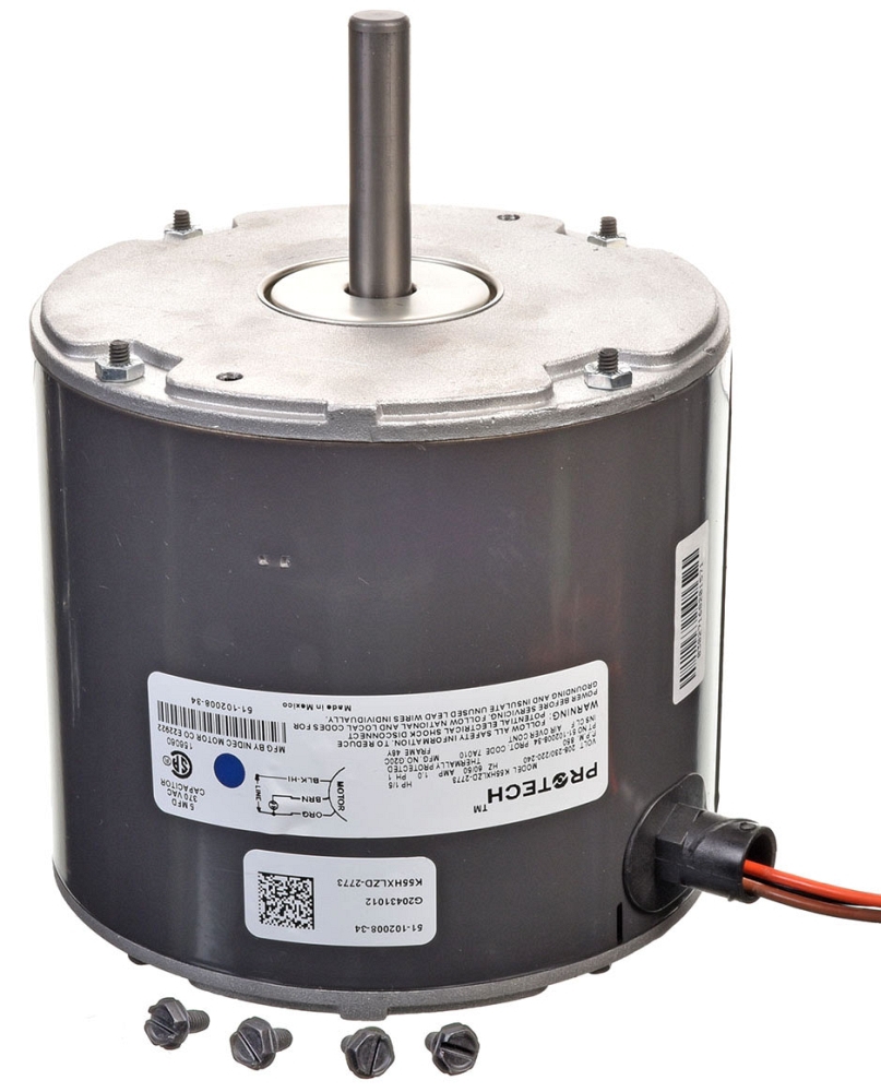 PSC Motor Packard 45598 – 1/5 HP, 208/230V, 1050 RPM, CWLE Rotation ...